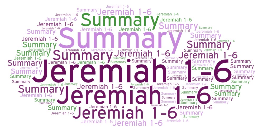 A Summary of Jeremiah 1 – 6 – Explaining The Book
