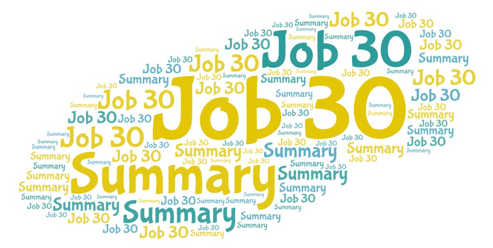 Job 30 Summary – Explaining The Book
