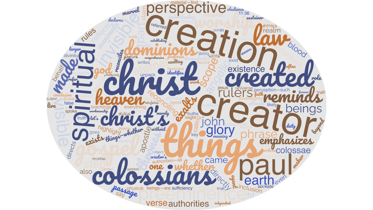 Colossians 1:16 Meaning – Explaining The Book